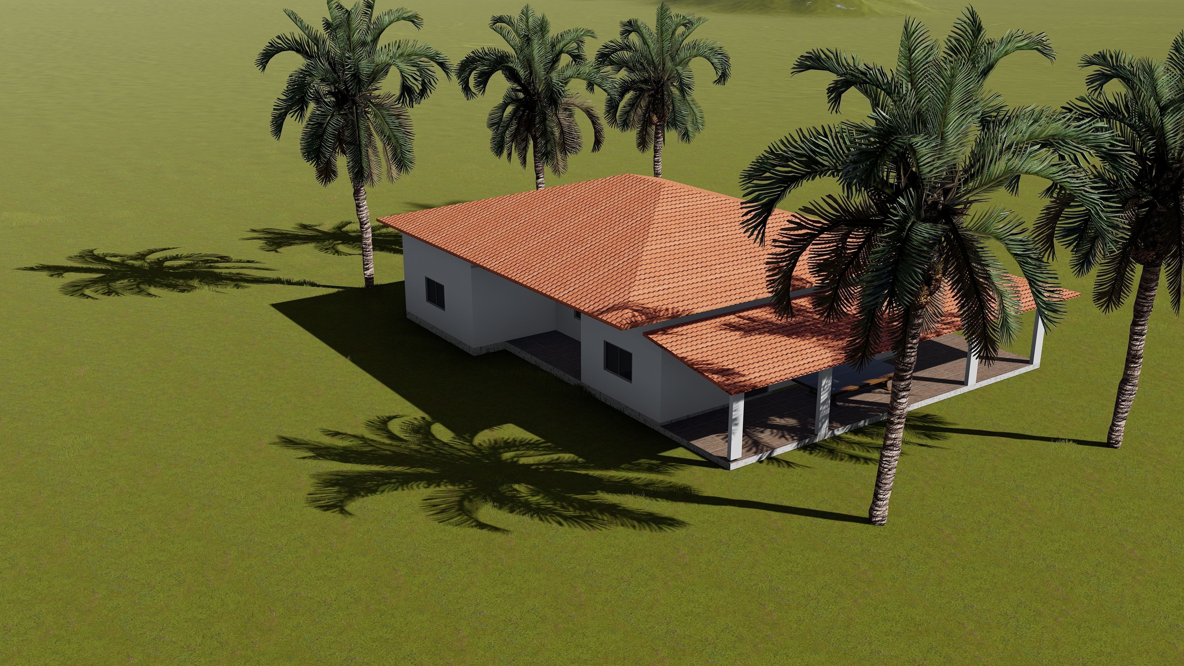 country house - CASA DE CAMPO - REVIT NATIVE 3D model | CGTrader