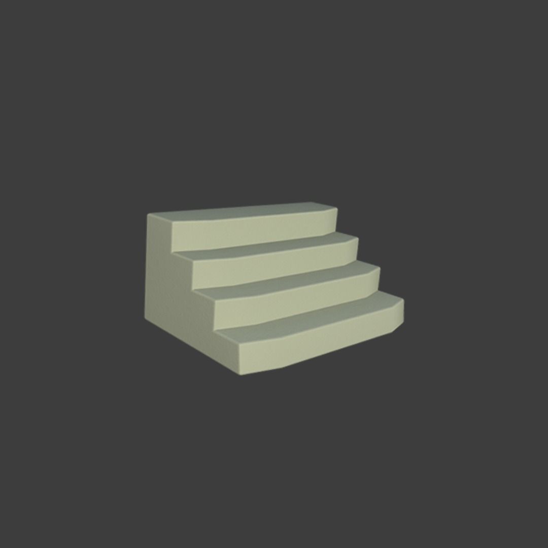 Stairs set of free VR / AR / low-poly 3D model | CGTrader