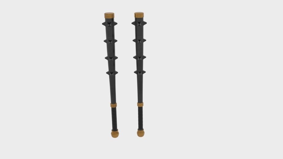3D model Barbarian Spiked Club Larp Weapon VR / AR / low-poly | CGTrader