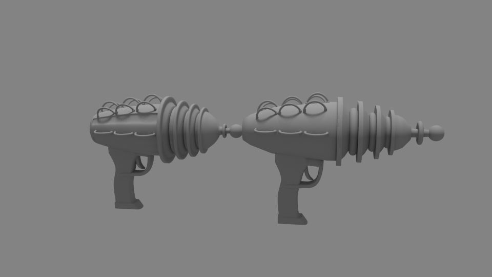 Alien Gun 3D model | CGTrader