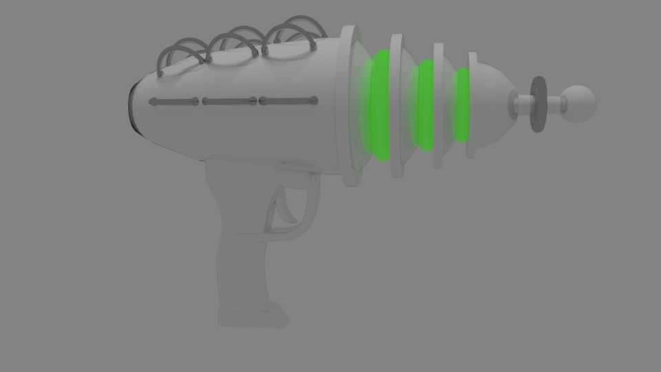 Alien Gun 3D model | CGTrader