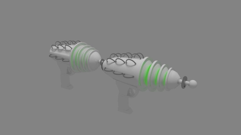 Alien Gun 3D model | CGTrader