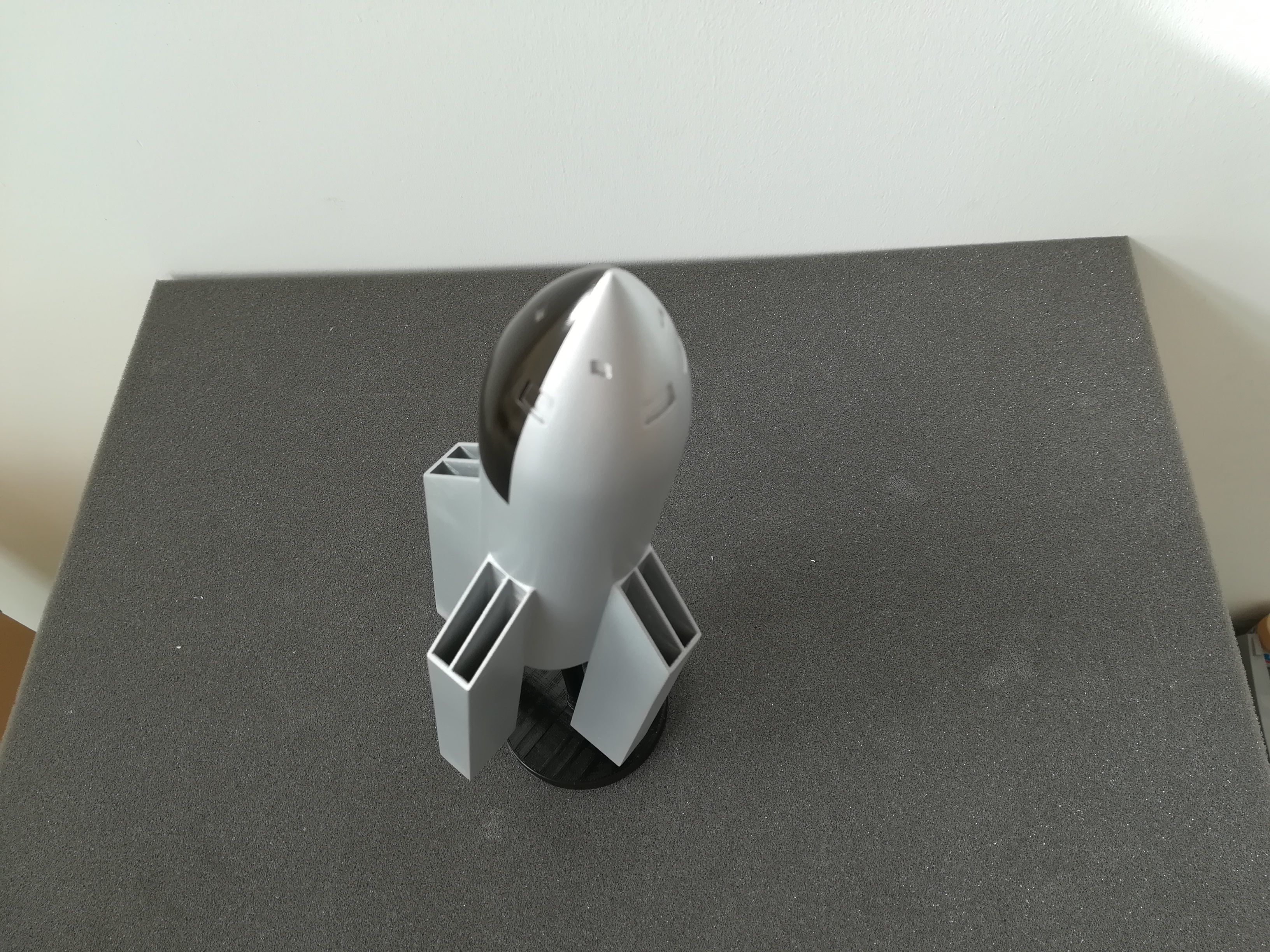 Friede rocket form Frau im mond movie 3D model 3D printable | CGTrader