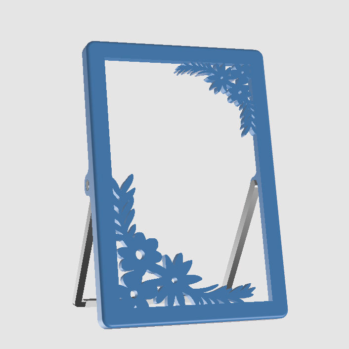 Desktop photo frame 3D model 3D printable | CGTrader
