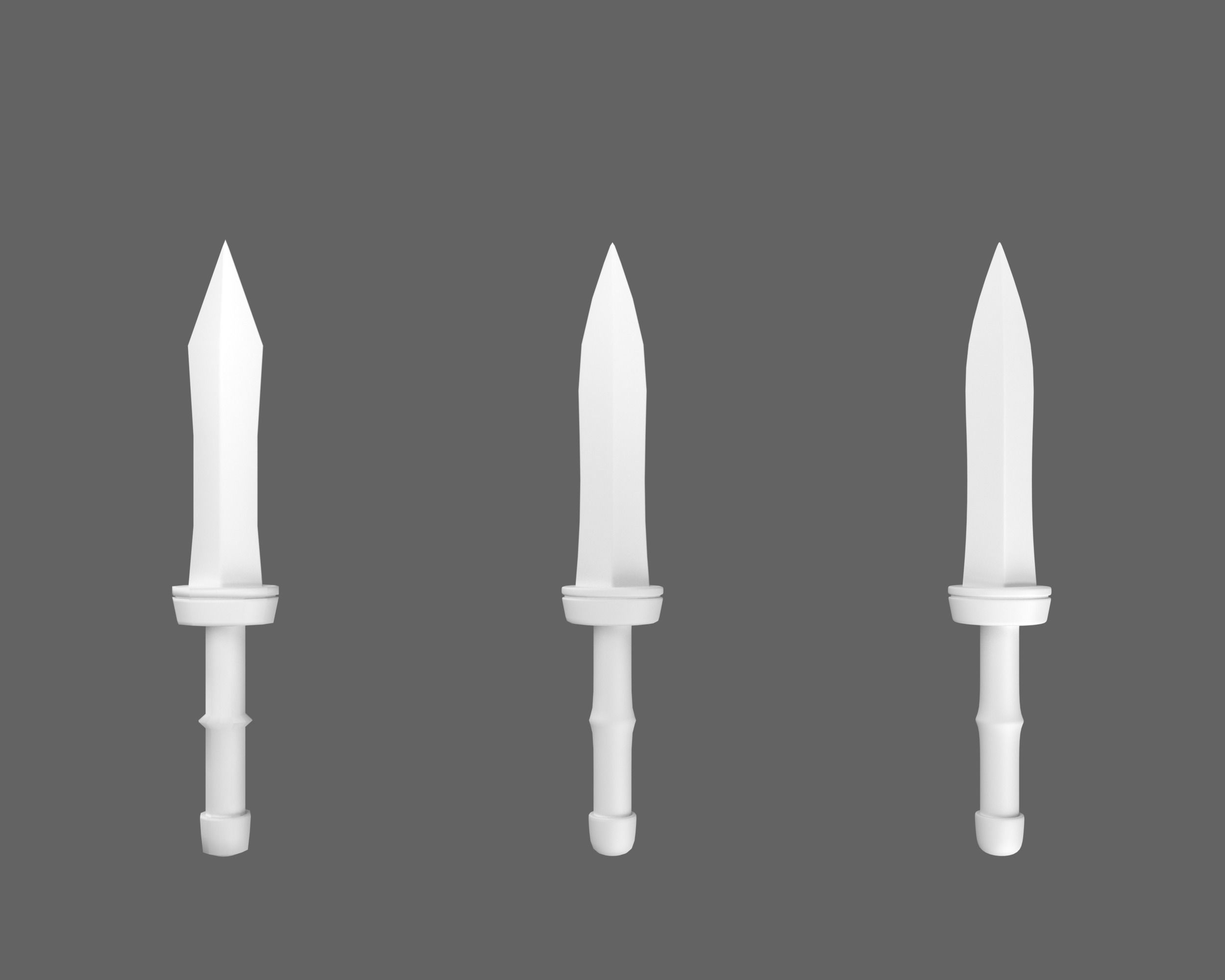 3D model Ancient Roman Knife VR / AR / low-poly | CGTrader