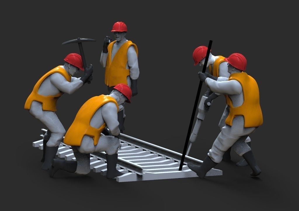 repair Railway 3D model 3D printable | CGTrader