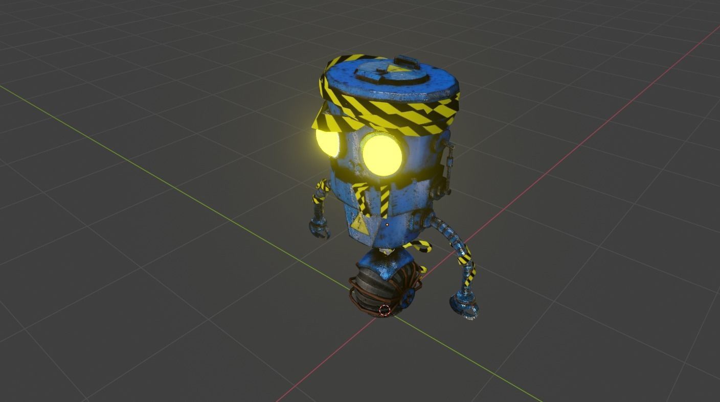 robot AC-1 3D model rigged | CGTrader