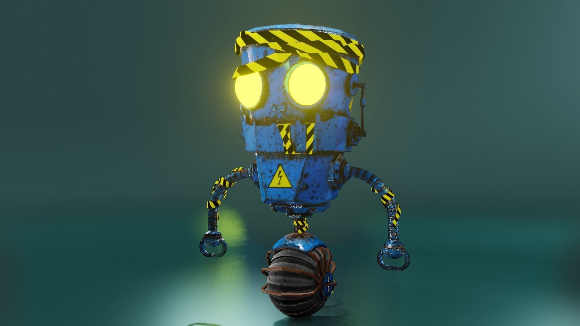 robot AC-1 3D model rigged | CGTrader