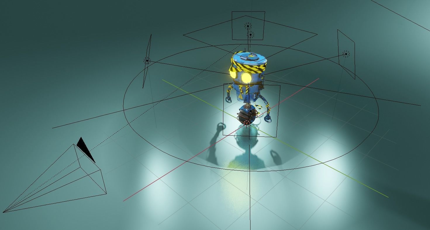 robot AC-1 3D model rigged | CGTrader