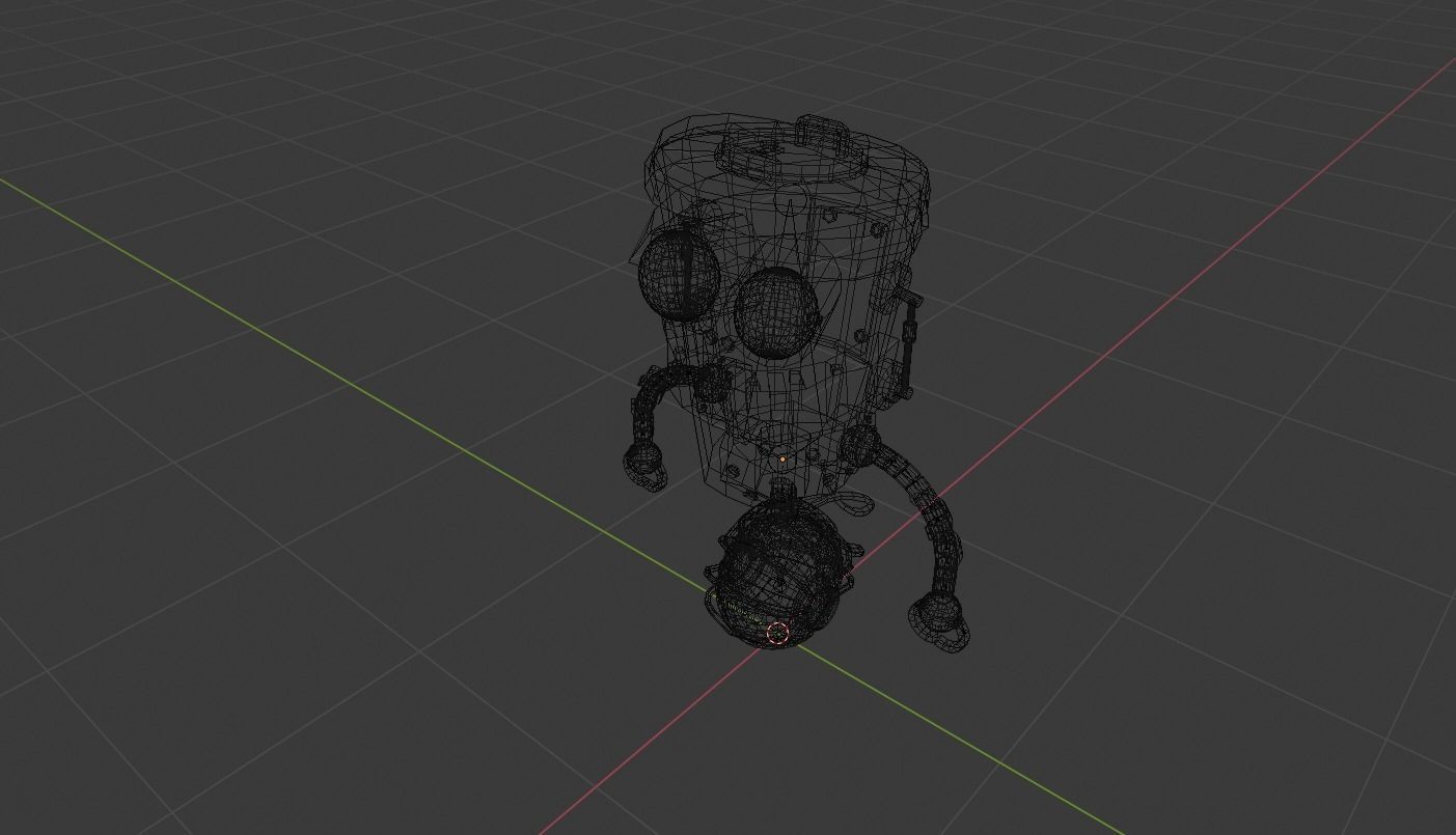 robot AC-1 3D model rigged | CGTrader