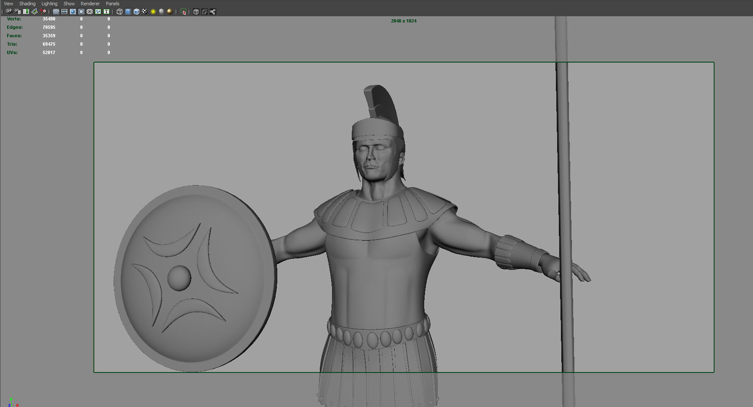spartan 3d model three warriors with spears and shields 3D model | CGTrader