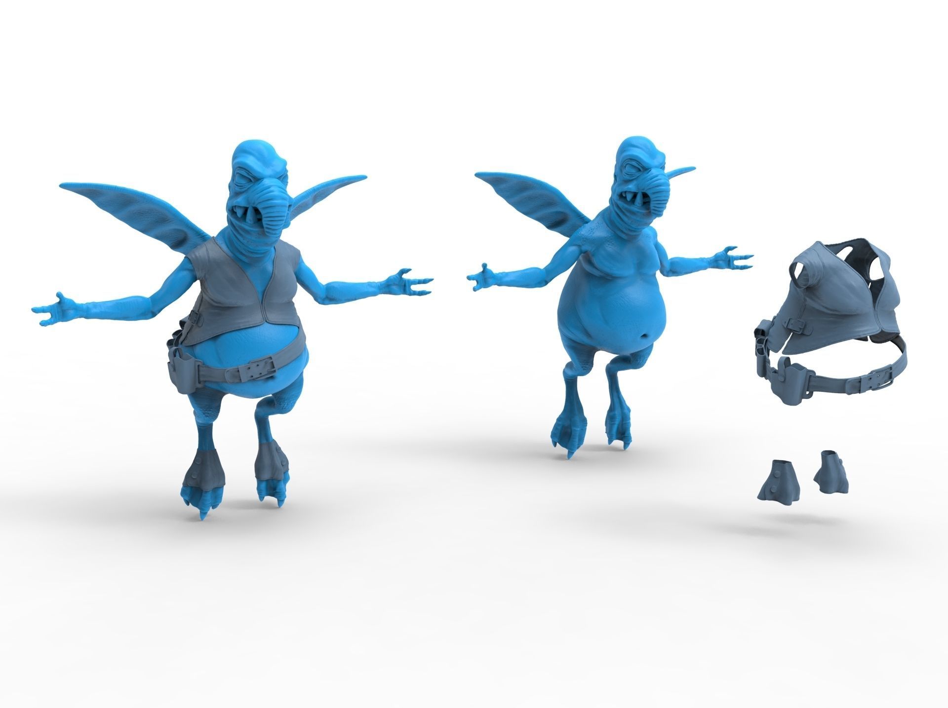 Watto from Star Wars sculpt 3D model | CGTrader
