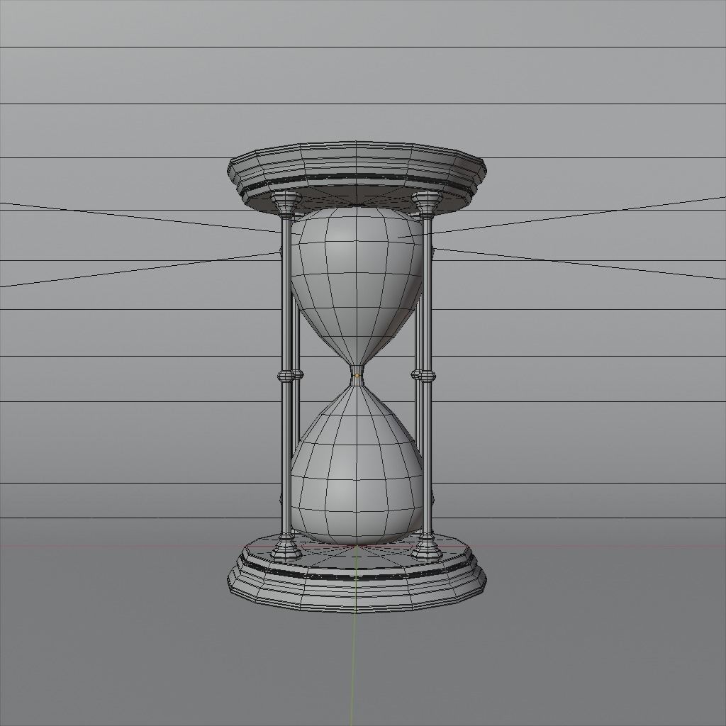Sand clock 3D model | CGTrader