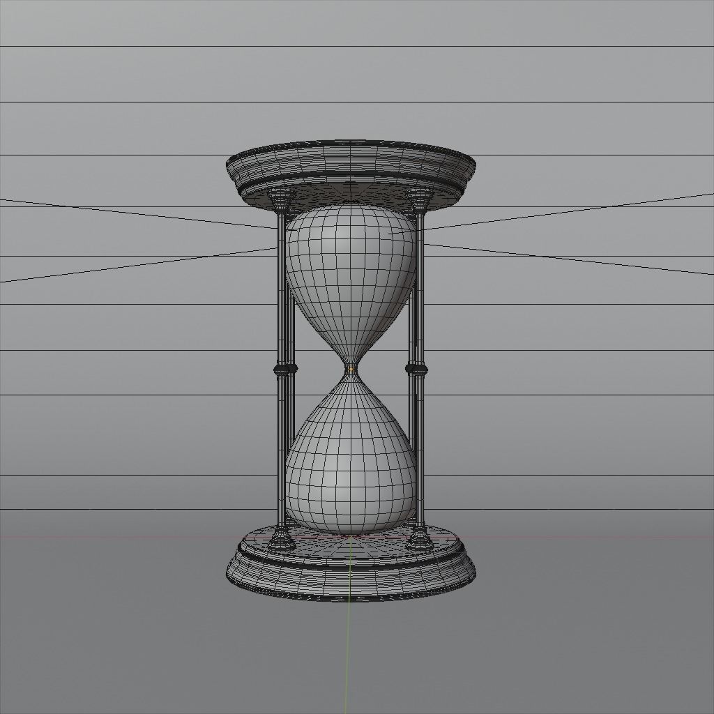 Sand clock 3D model | CGTrader