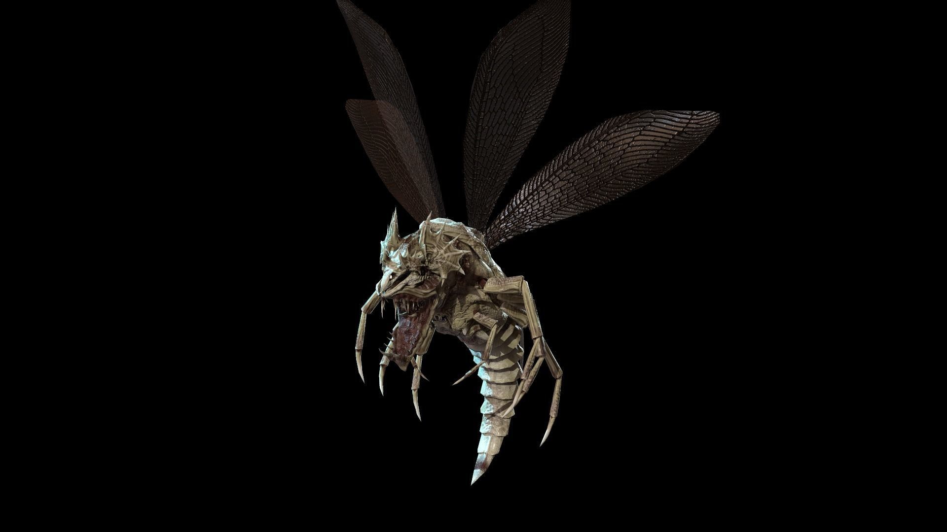 3D model Flying Bug 3 VR / AR / low-poly rigged animated | CGTrader