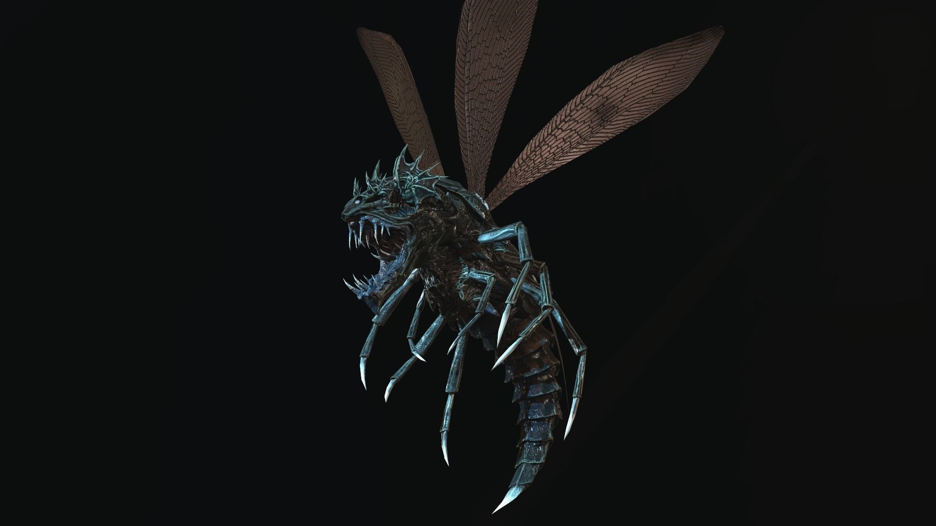 3D model Flying Bug 3 VR / AR / low-poly rigged animated | CGTrader