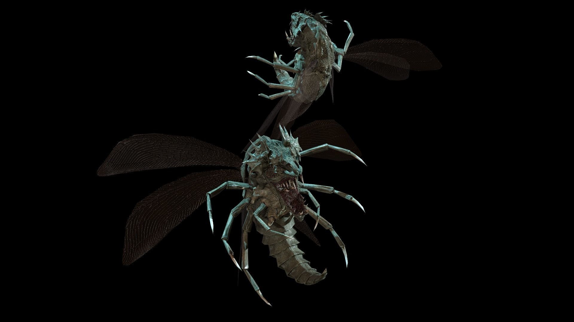 3D model Flying Bug 3 VR / AR / low-poly rigged animated | CGTrader