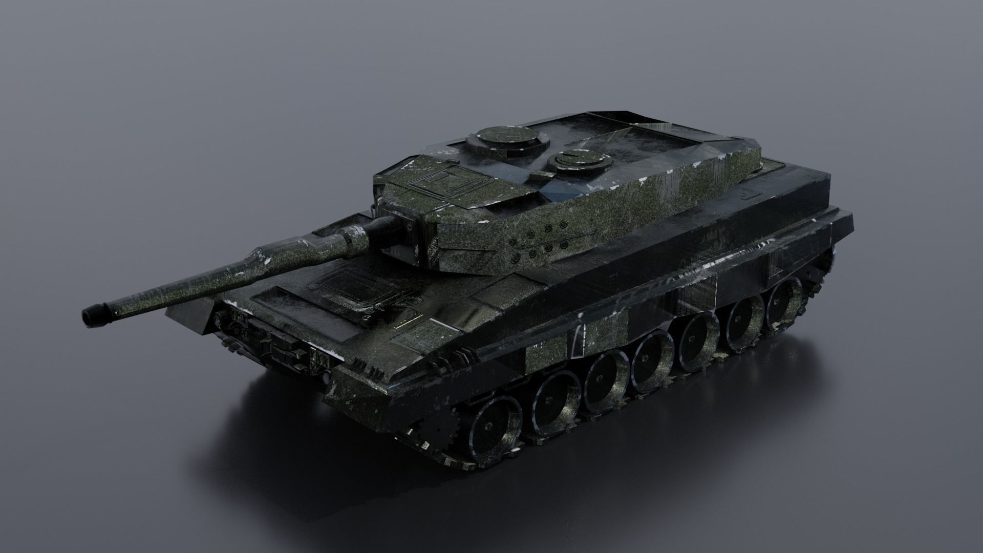 Tank Leopard 2A4 3D model | CGTrader