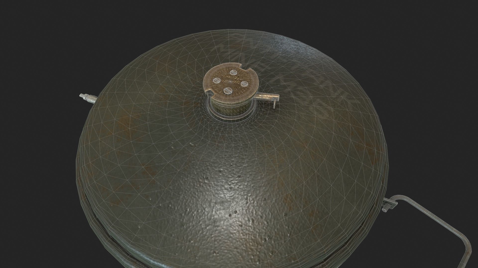 WWII Anti-Tank Mine 3D model | CGTrader