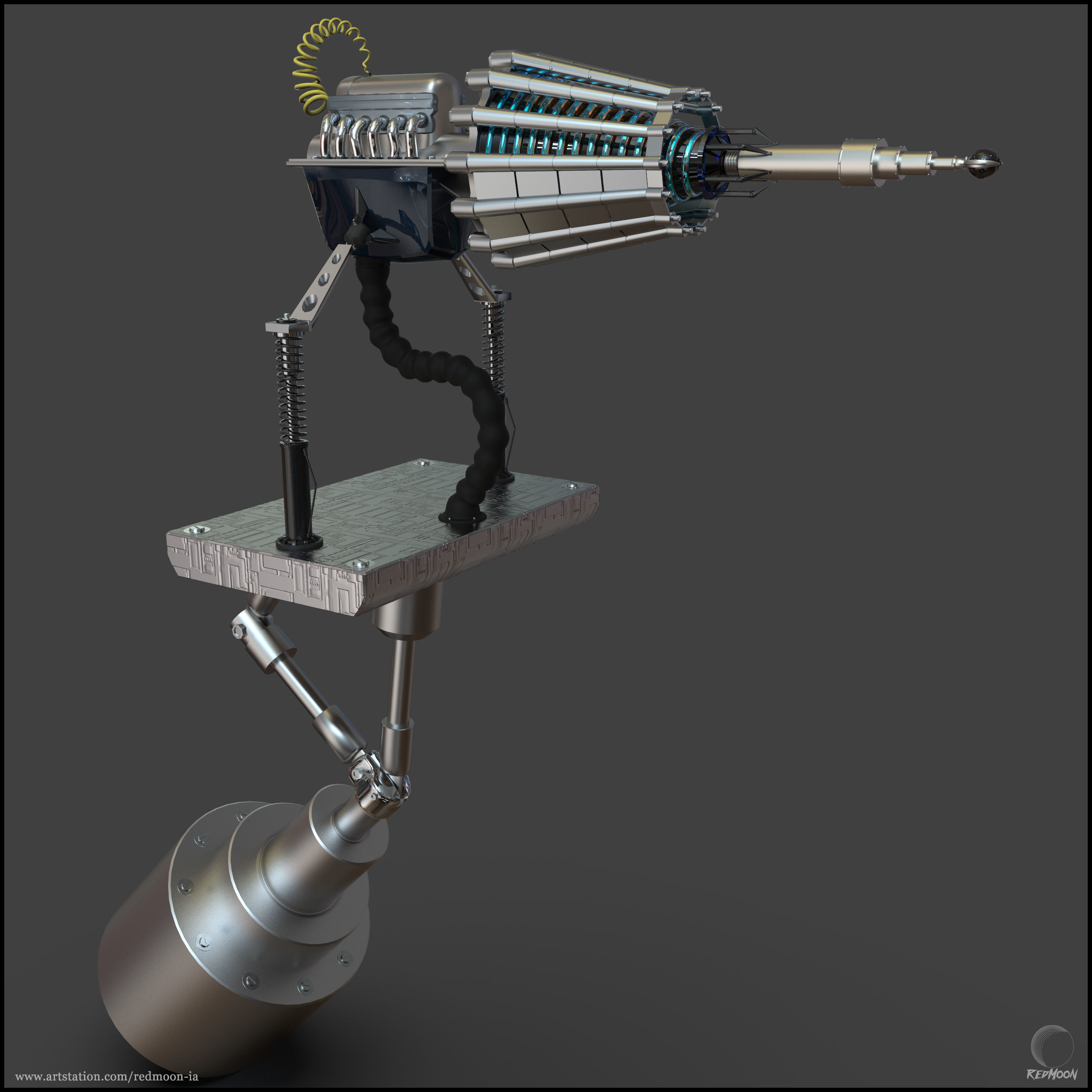 Space Weapon 3D model | CGTrader