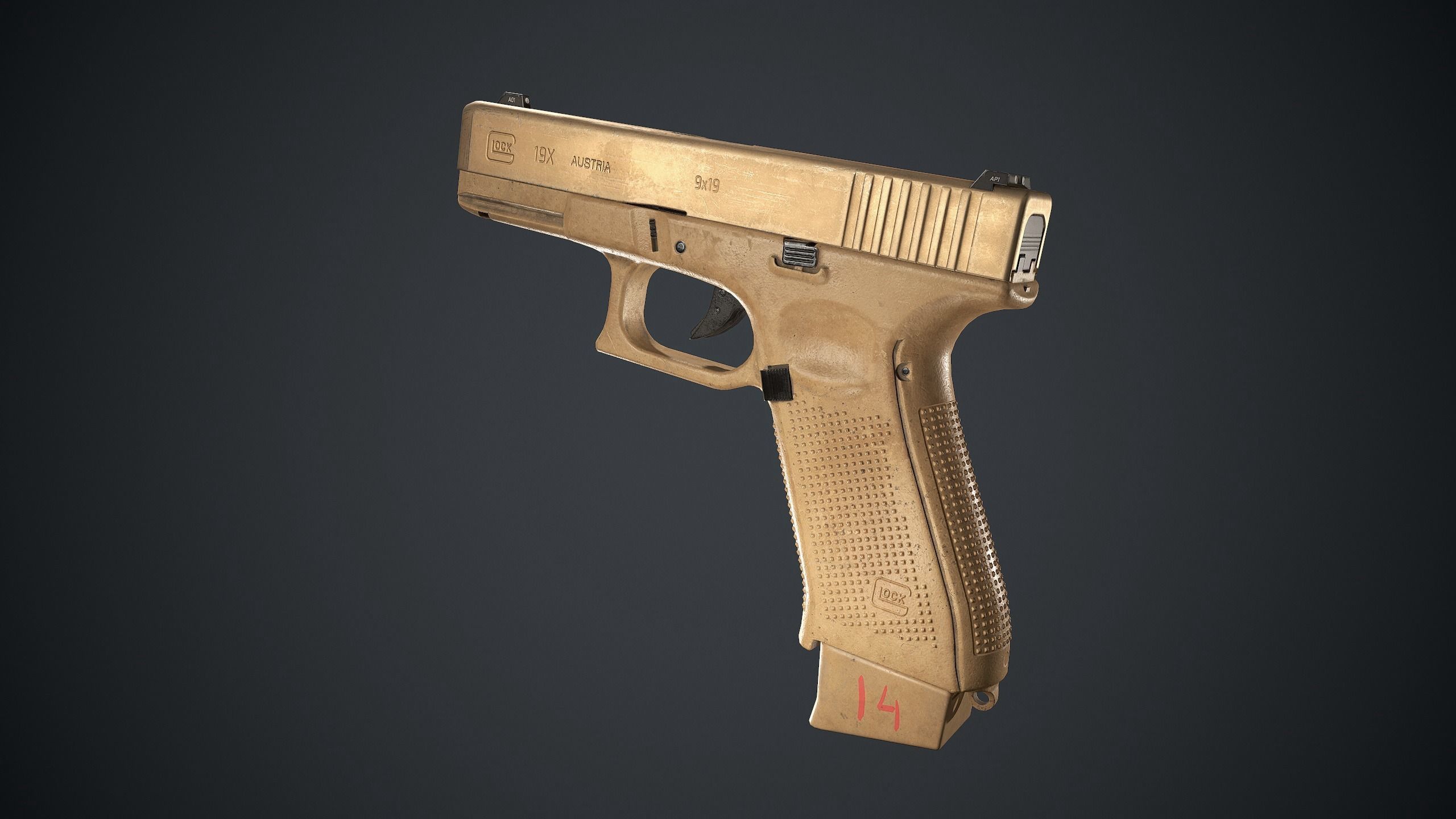 3D model Glock 19X VR / AR / low-poly | CGTrader