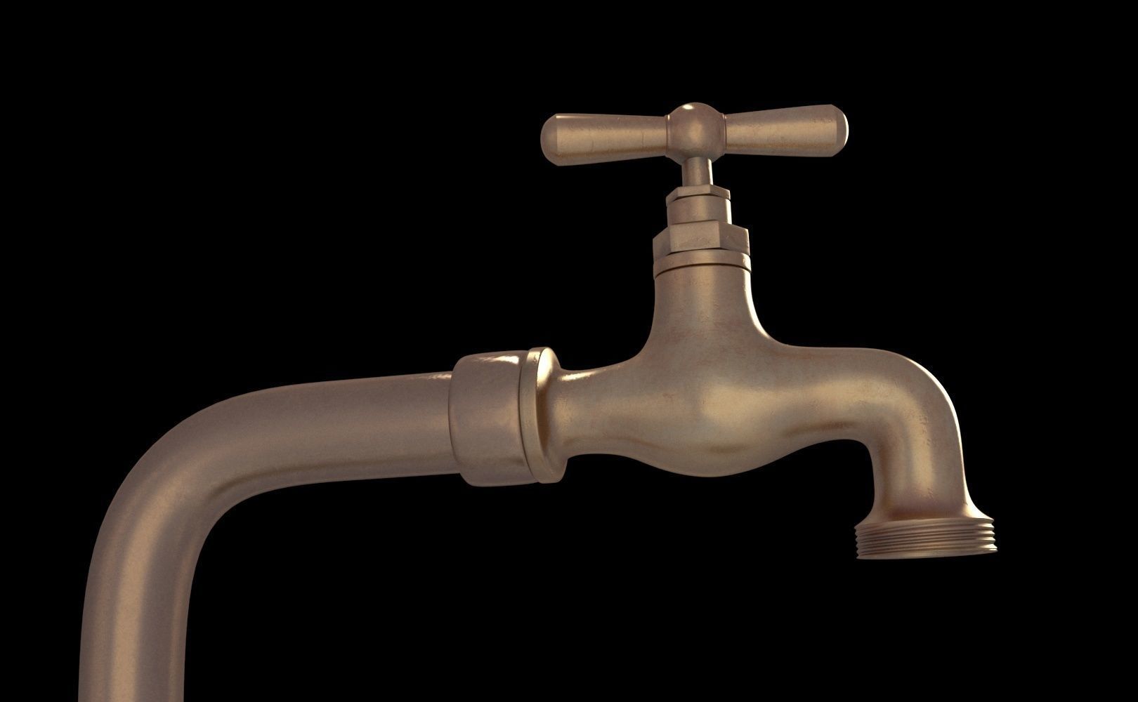 3D model Brass Tap VR / AR / low-poly animated | CGTrader