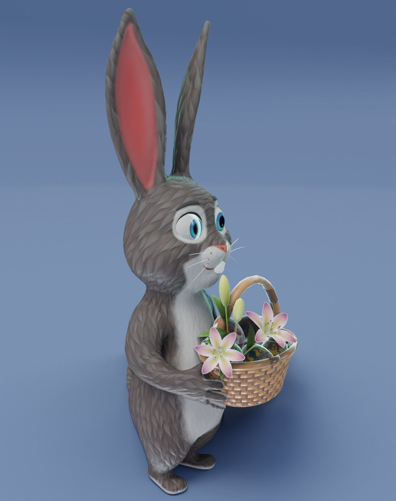 3D model Easter Bunny 3D Model VR / AR / low-poly | CGTrader