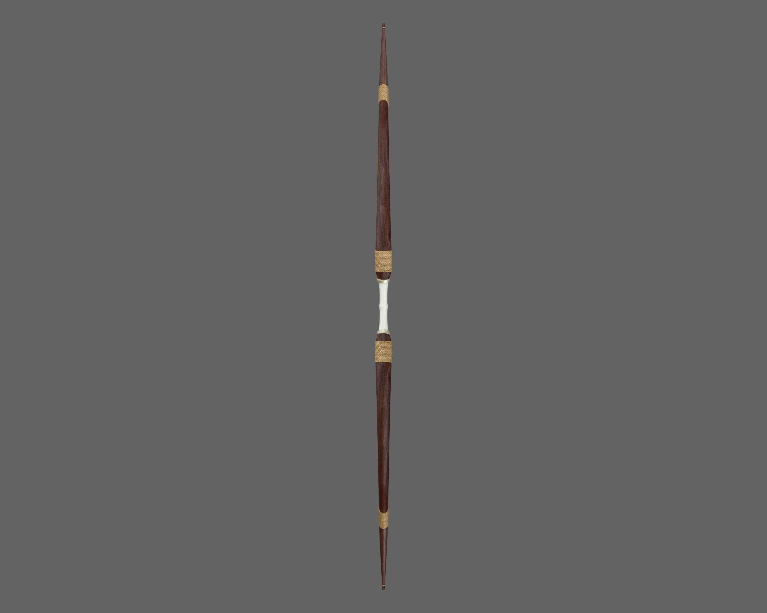 3D model Ancient Roman Bow and Arrow VR / AR / low-poly | CGTrader