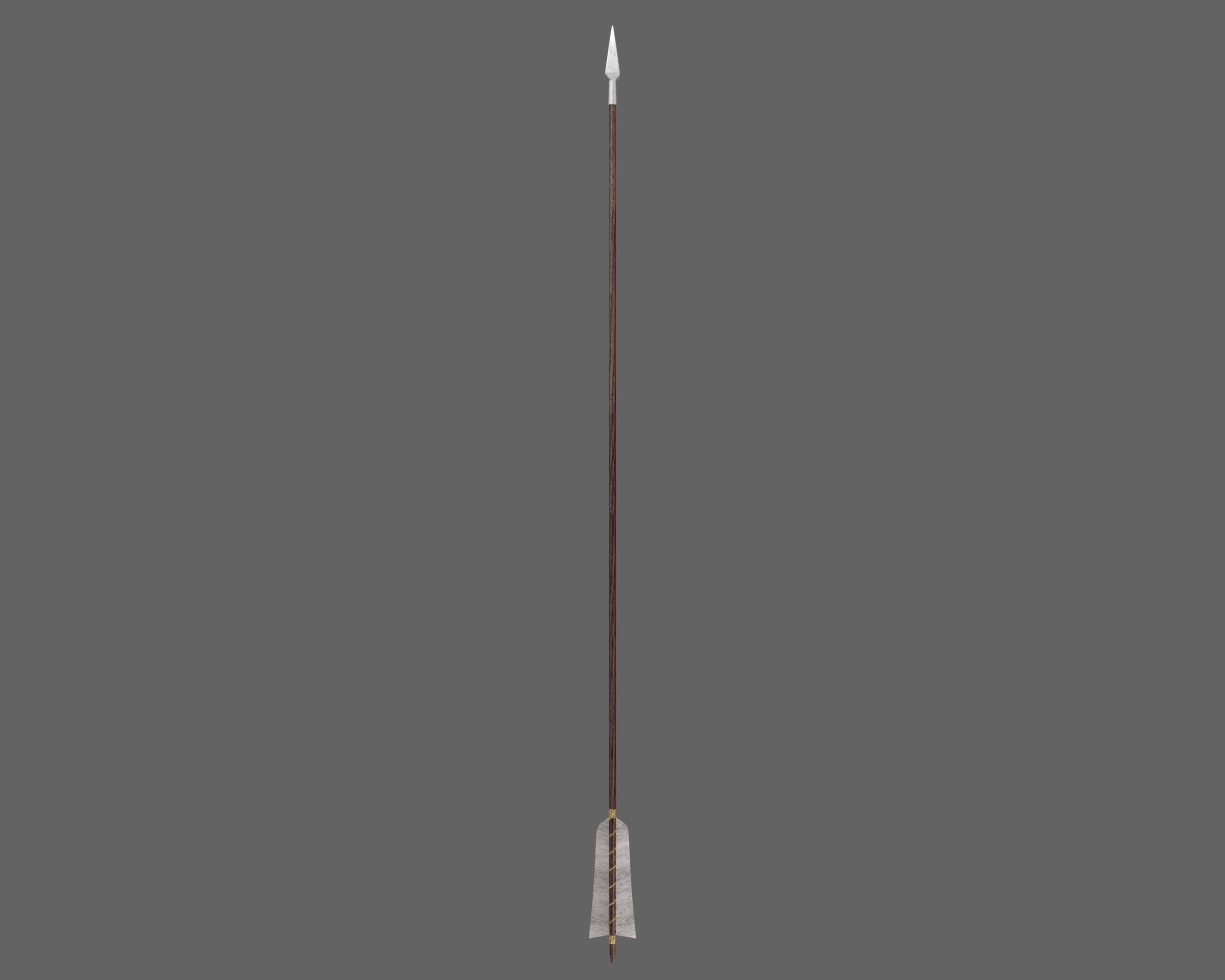 3D model Ancient Roman Bow and Arrow VR / AR / low-poly | CGTrader