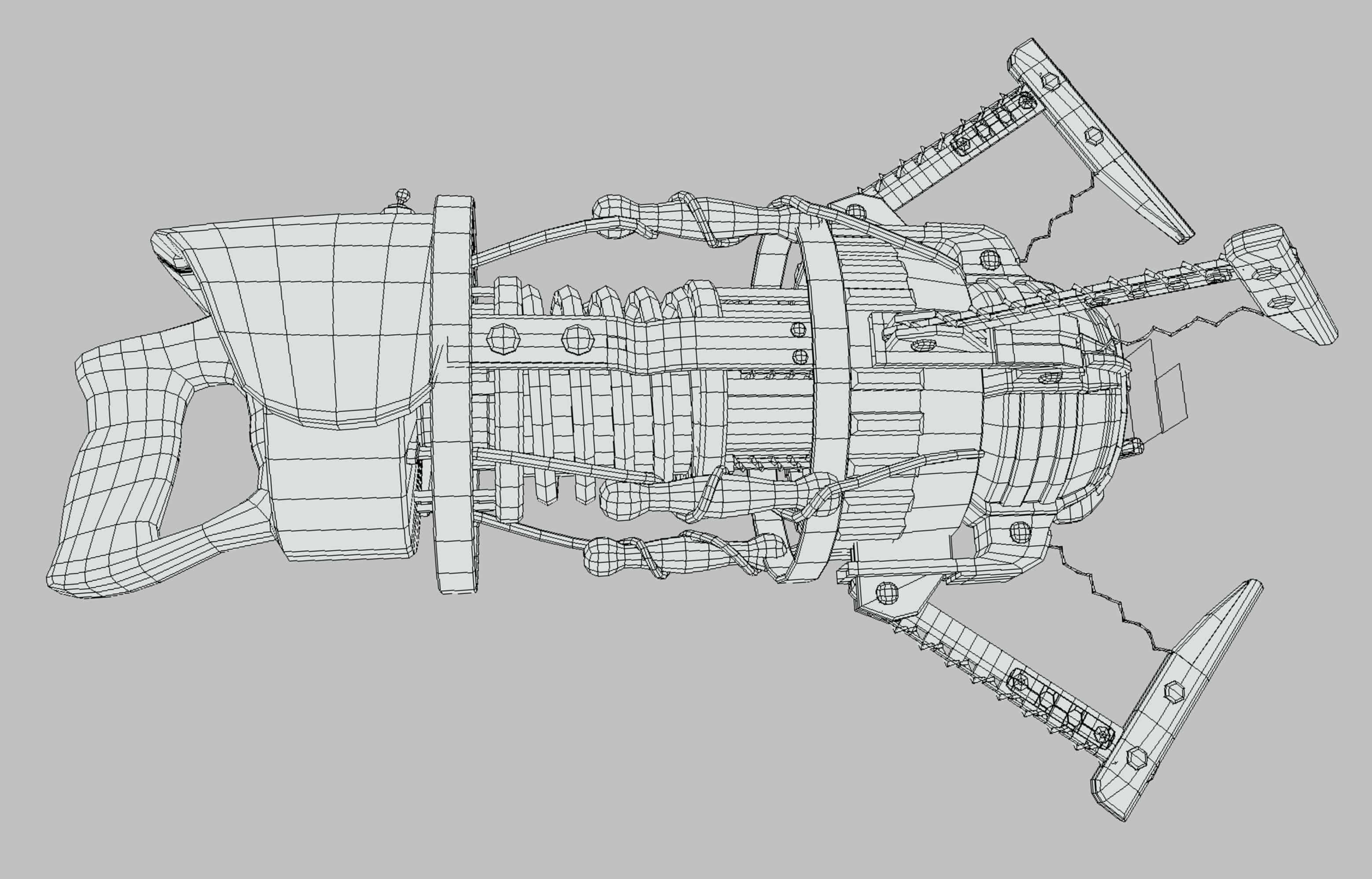Gravity Manipulation Weapon 3D model | CGTrader