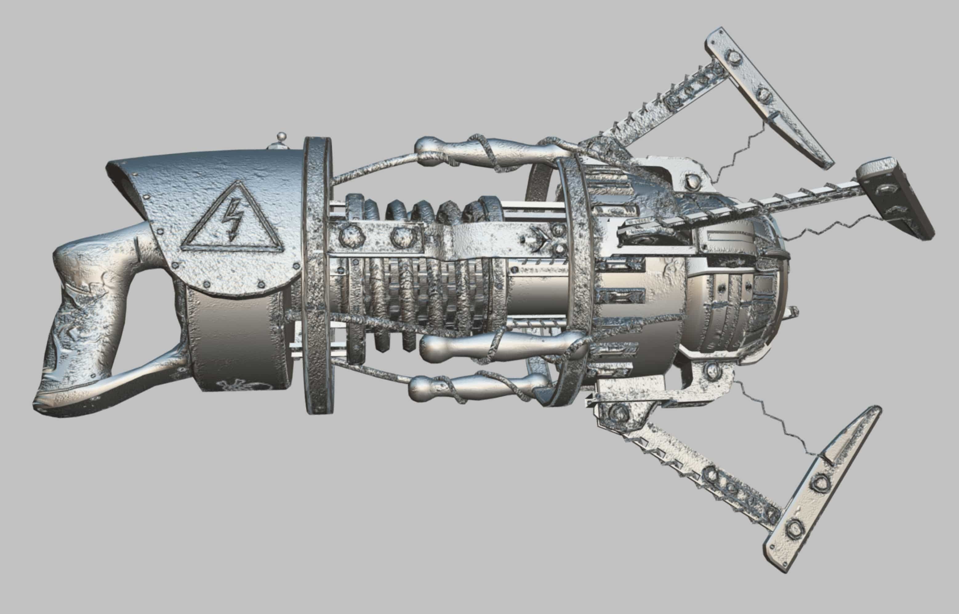 Gravity Manipulation Weapon 3D model | CGTrader