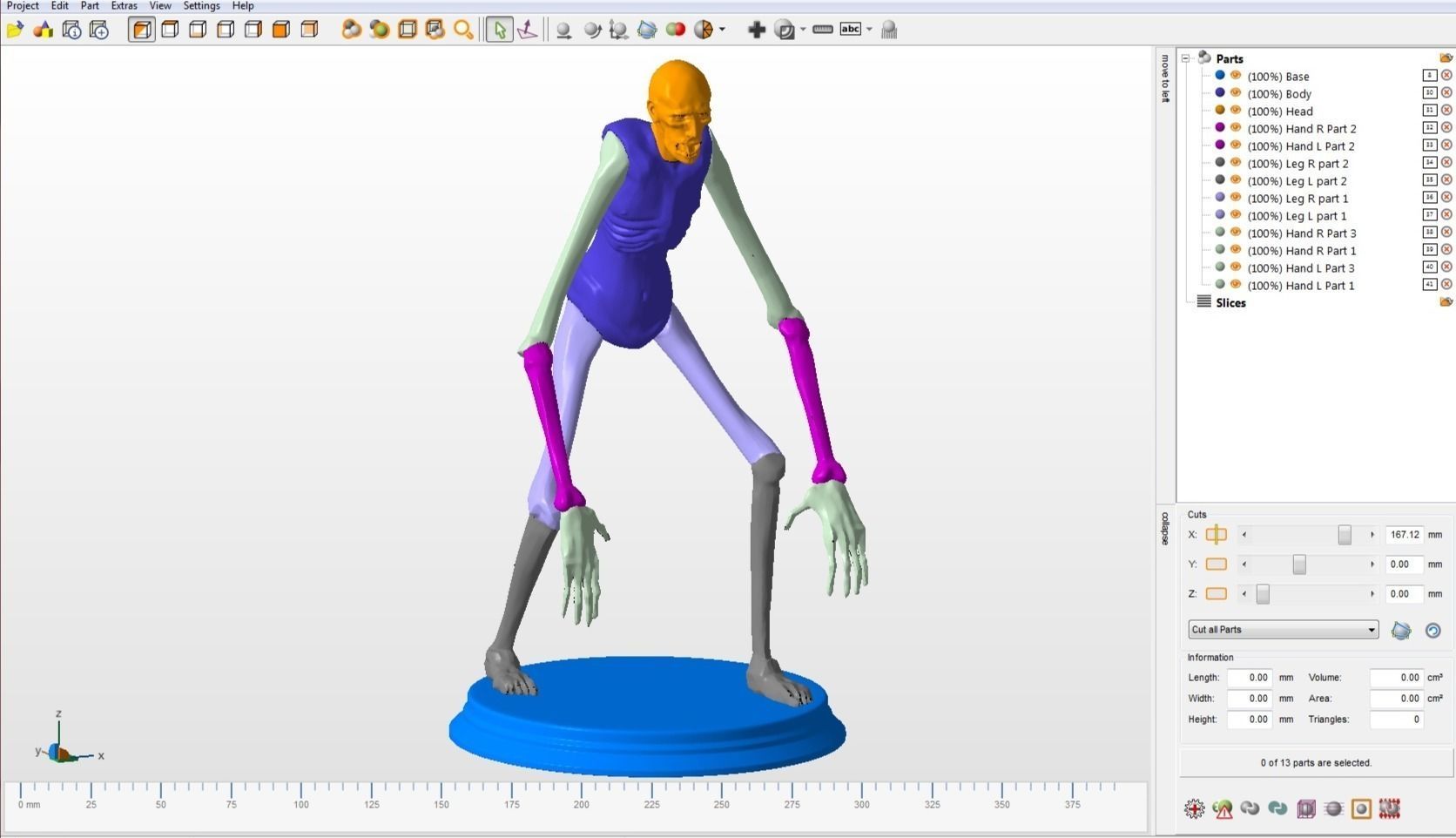 SCP-096 skeleton 3D model 3D printable | CGTrader