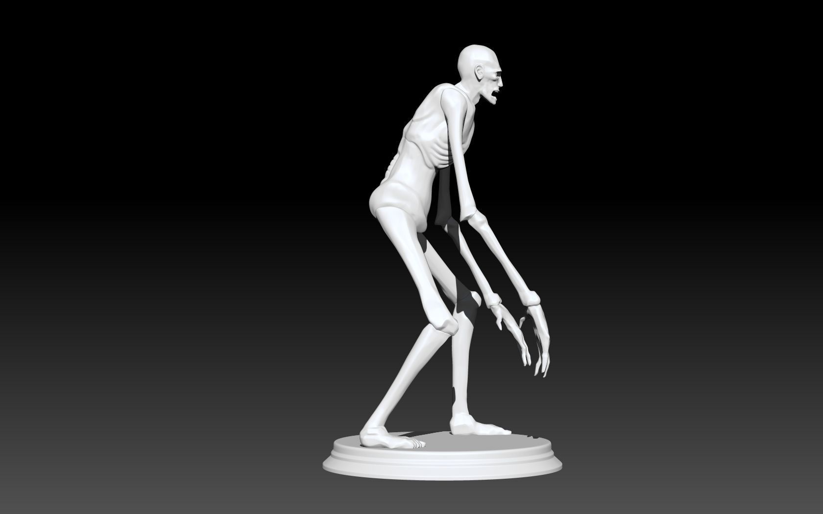SCP-096 skeleton 3D model 3D printable | CGTrader
