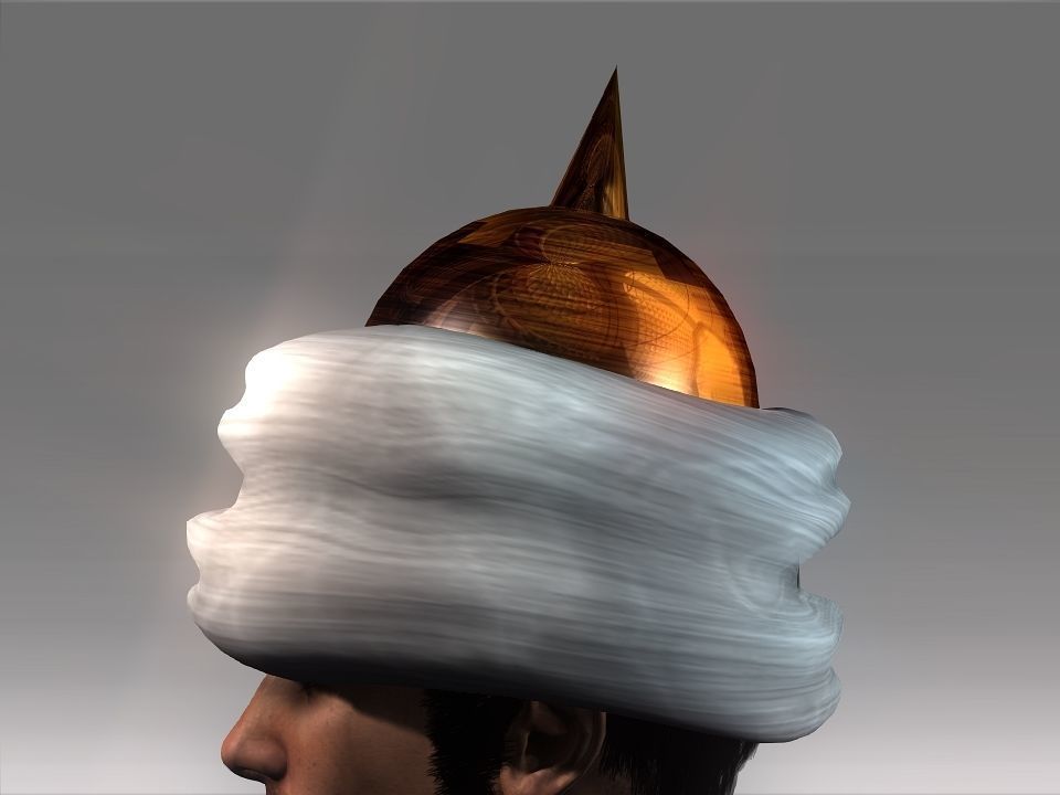 3D model Simple Arabian Turban Helmet VR / AR / low-poly | CGTrader