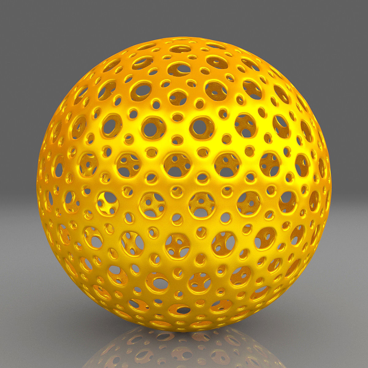 Perforated Sphere Shape 3D Print Model 3D model 3D printable | CGTrader