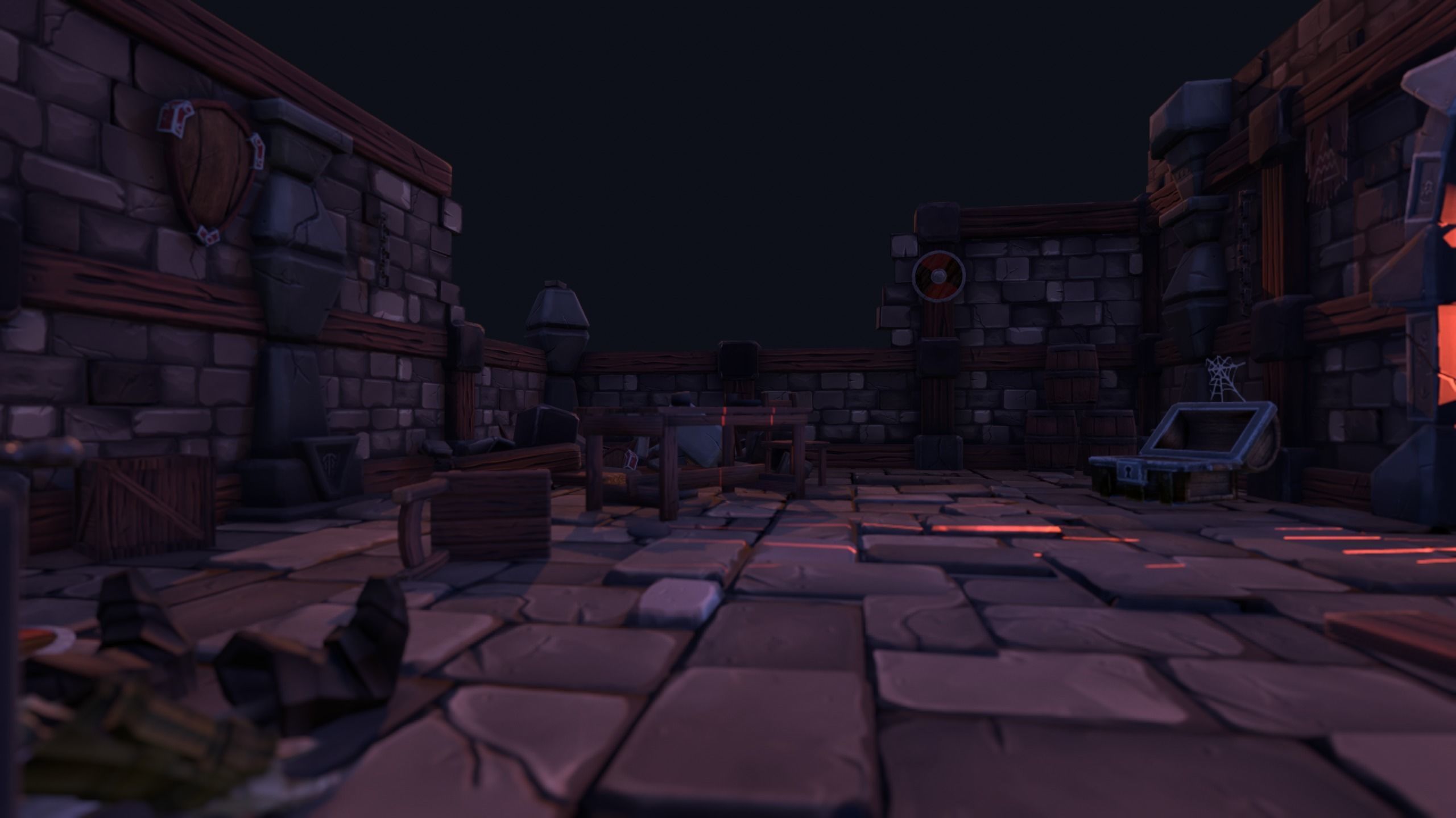 3D model Old Dungeon VR / AR / low-poly | CGTrader