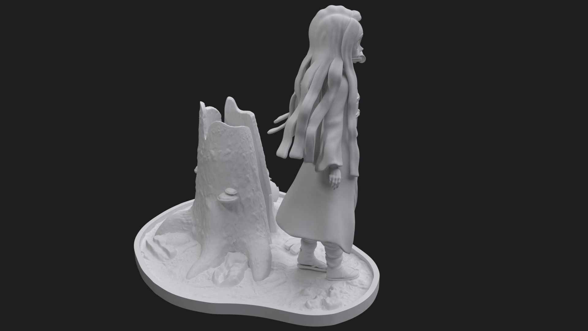 Kamado Nezuko 3D model 3D printable | CGTrader