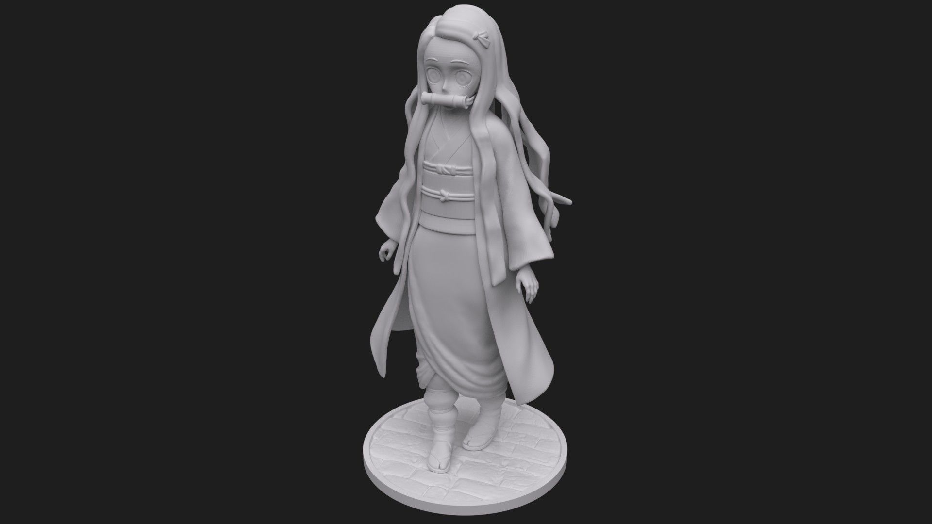 Kamado Nezuko 3D model 3D printable | CGTrader