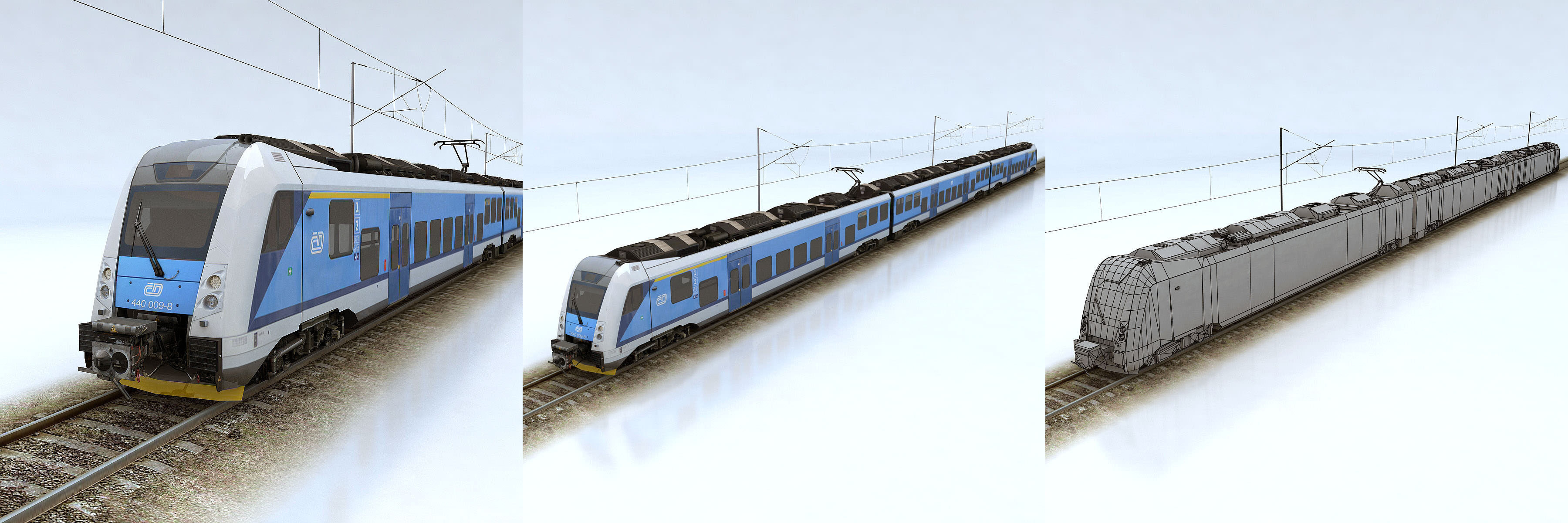Regio Panter train 3D Model Game ready .max .fbx - CGTrader.com