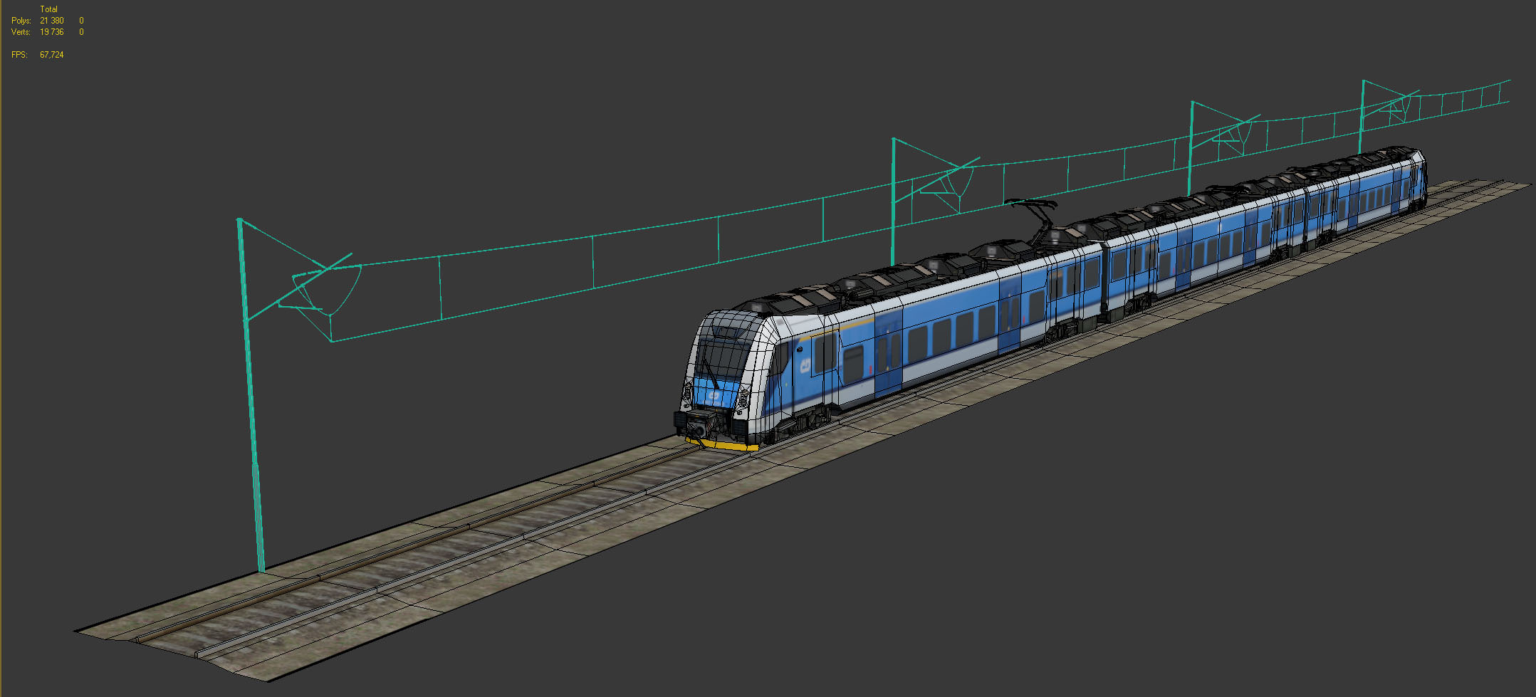 Regio Panter train 3D Model Game ready .max .fbx - CGTrader.com