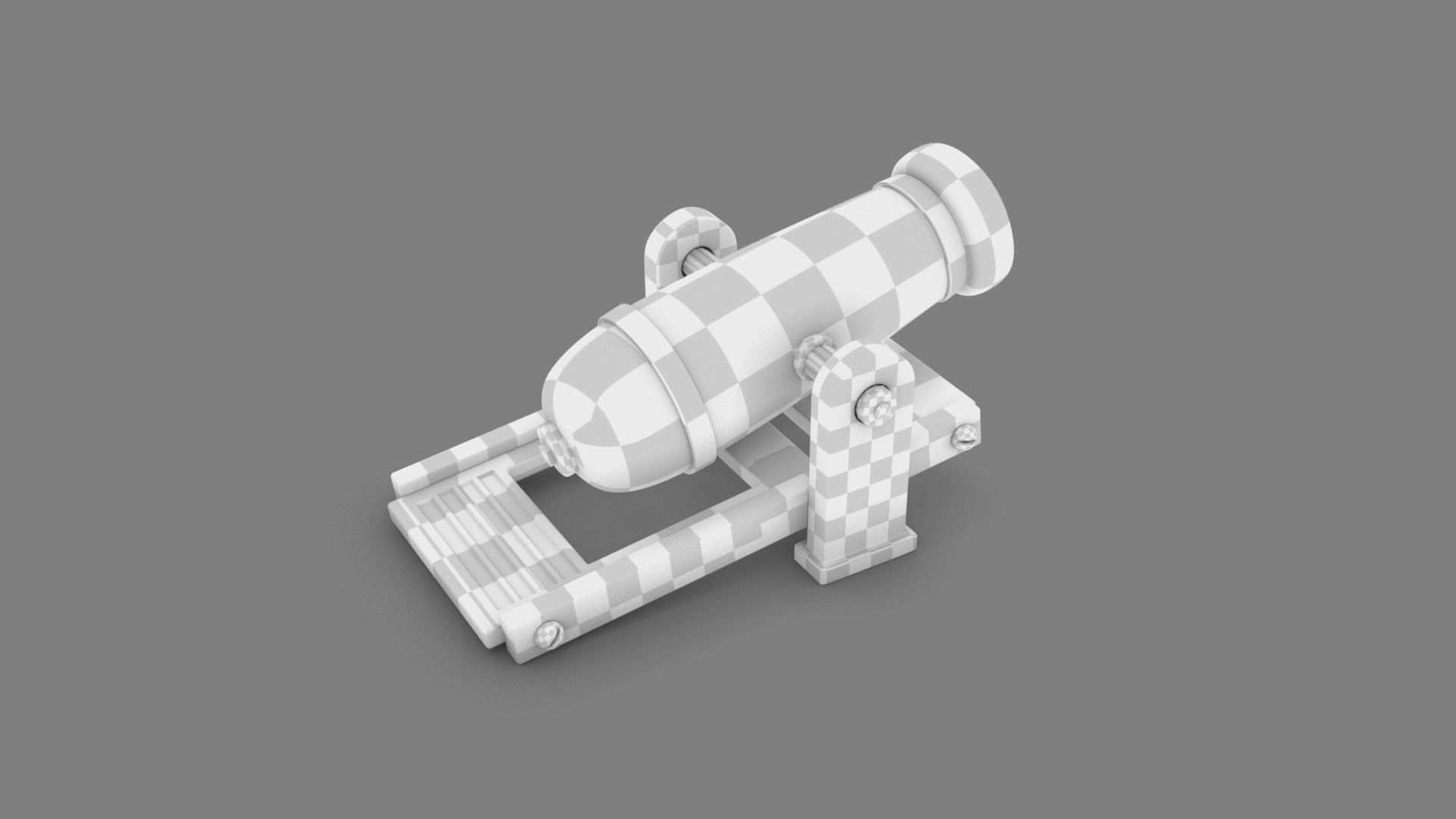 Non-realistic Cannon 3D model | CGTrader