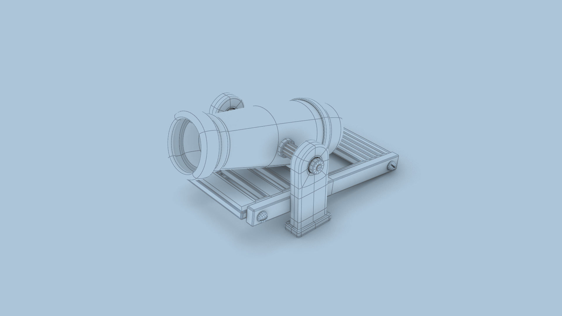 Non-realistic Cannon 3D model | CGTrader