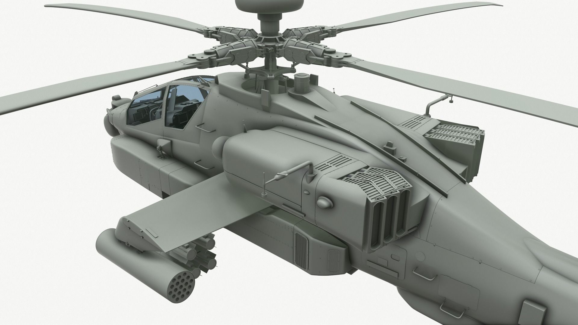 AH-64D Apache Longbow 3D model | CGTrader