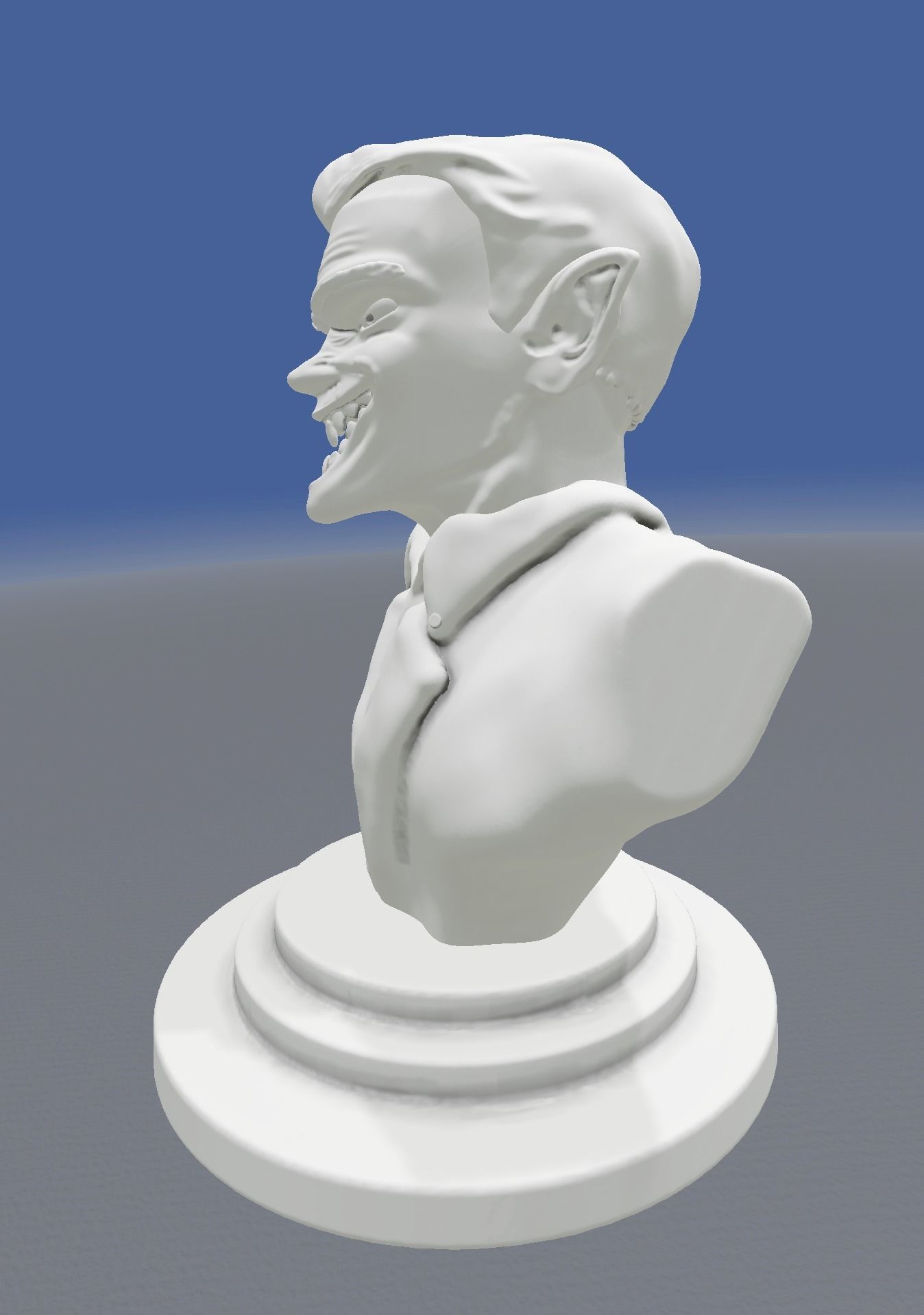 Creepy Figure 3D model 3D printable | CGTrader