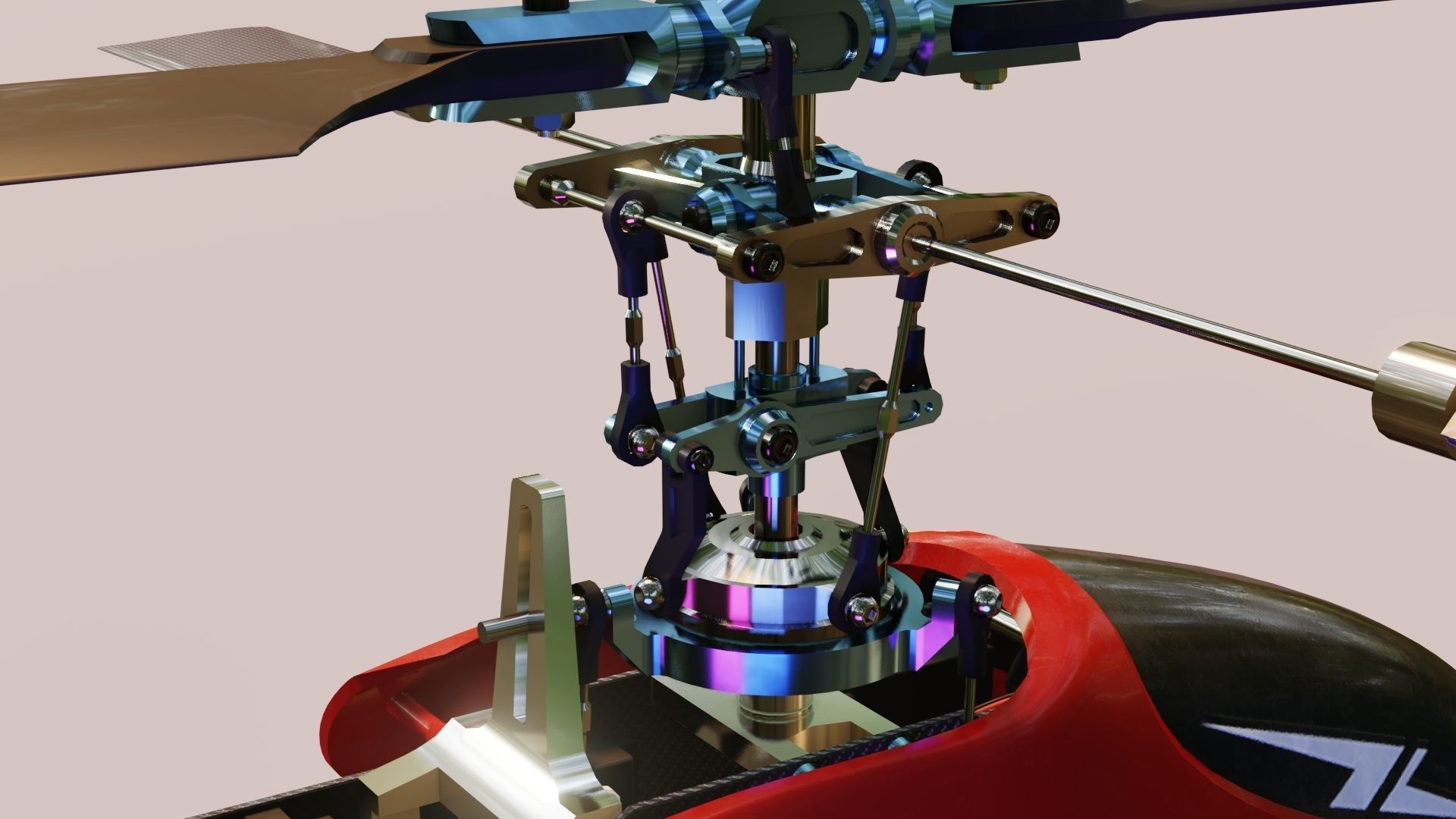RC Helicopter 3D model rigged | CGTrader
