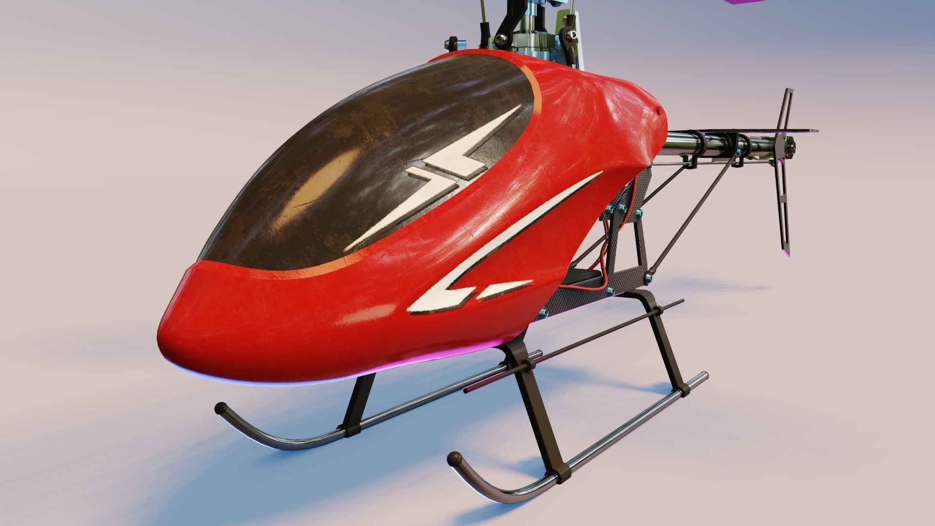 RC Helicopter 3D model rigged | CGTrader