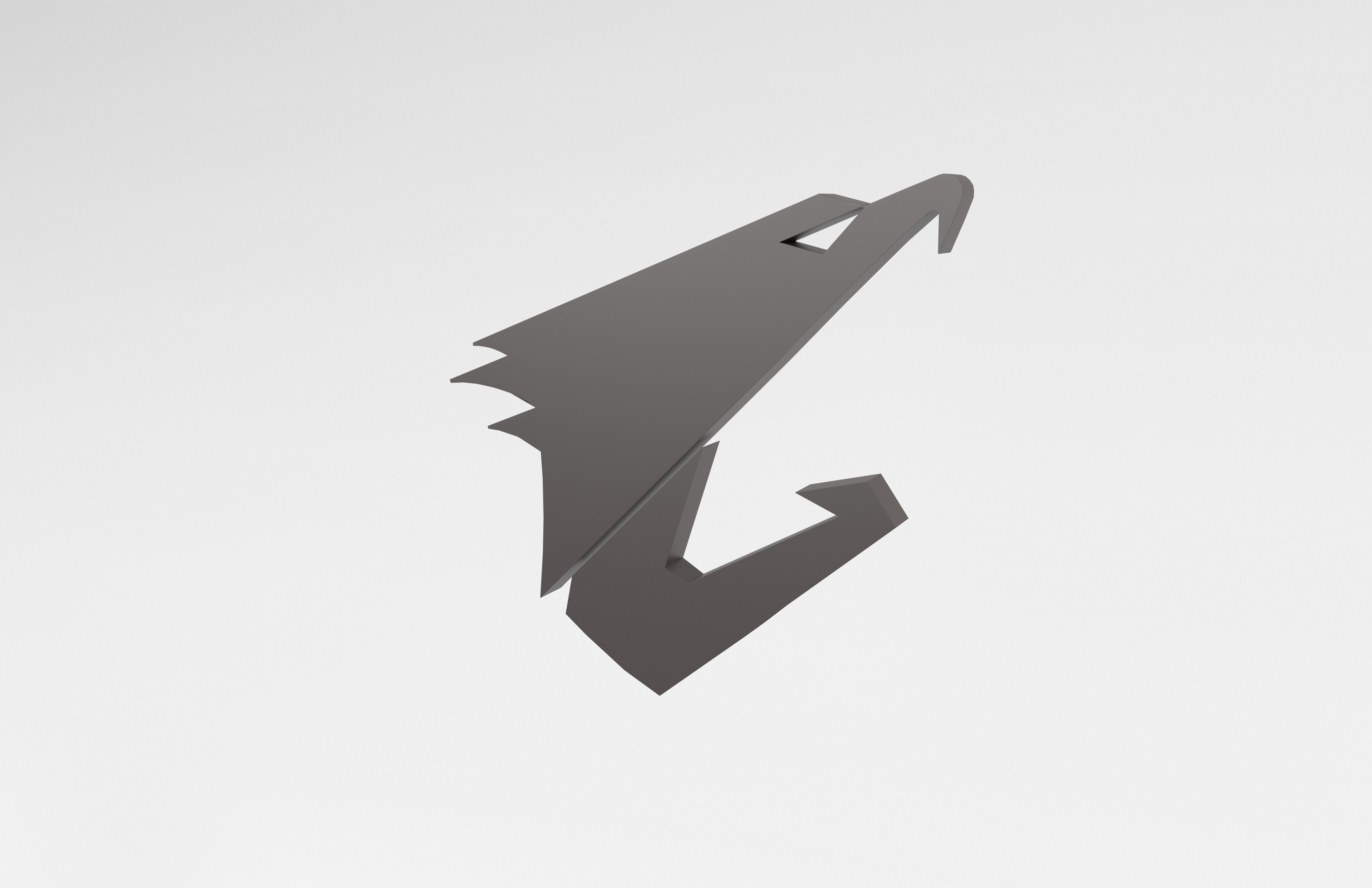 Aorus Logo v1 001 free VR / AR / low-poly 3D model | CGTrader