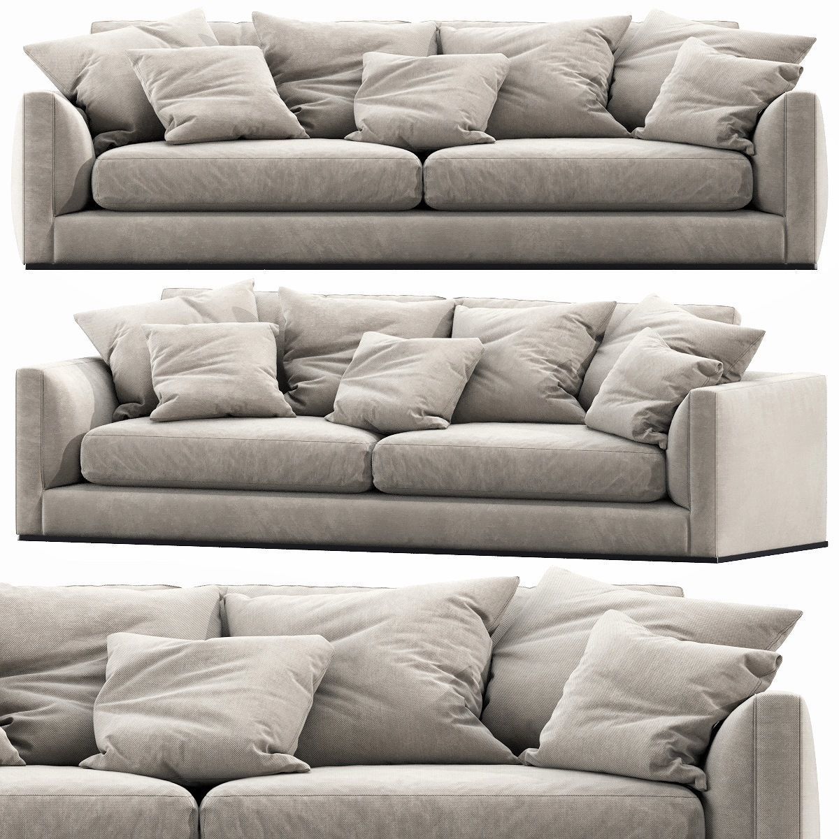 BB Italia Richard Sofa 3D model | CGTrader