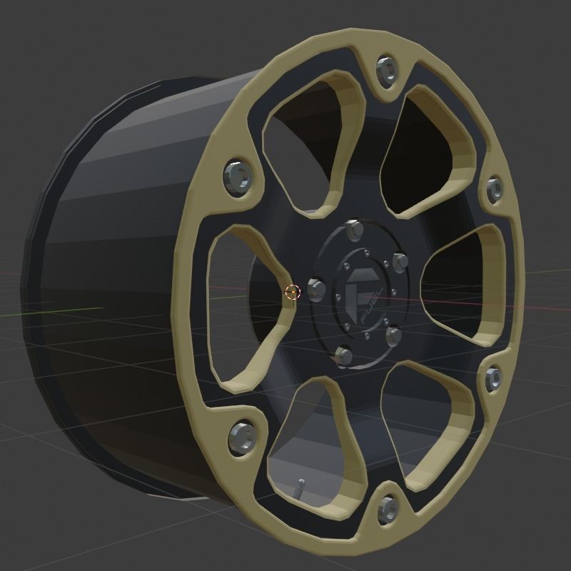 Fuel Wheels 3D model | CGTrader