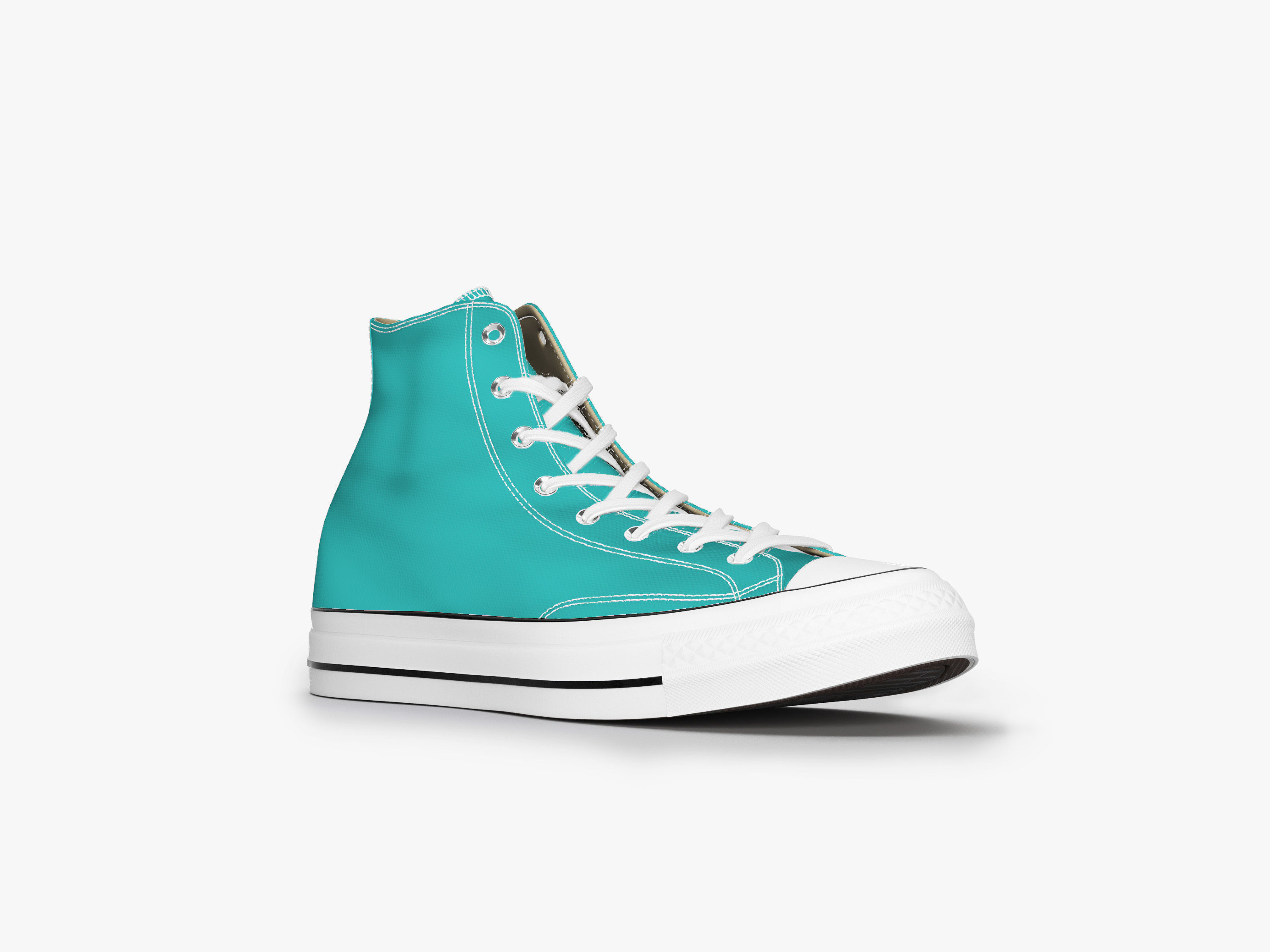converse all stars high cyan 3D model | CGTrader